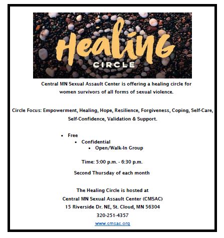 Healing Circle Group to Focus on Surviving the Holidays! – Central MN ...