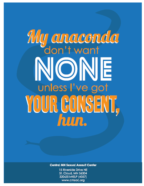 Consent Poster Campaign – Central MN Sexual Assault Center